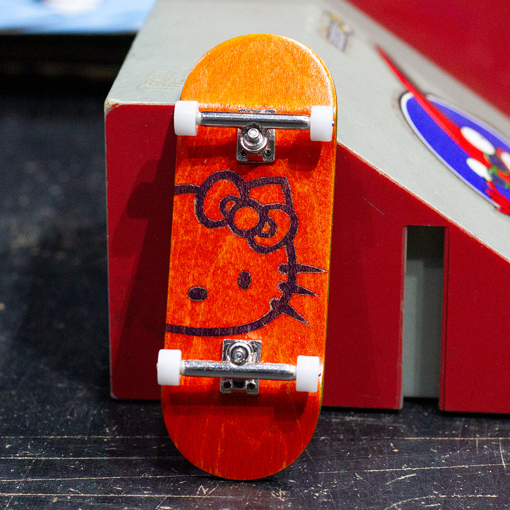 Fingerboard Monty Completa Kitty Naranja Cafe – Chilango Skate
