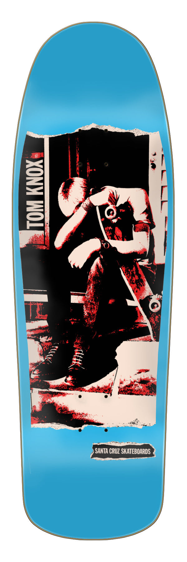 Tabla Santa Cruz Knox Punk Reissue Blue – Chilango Skate