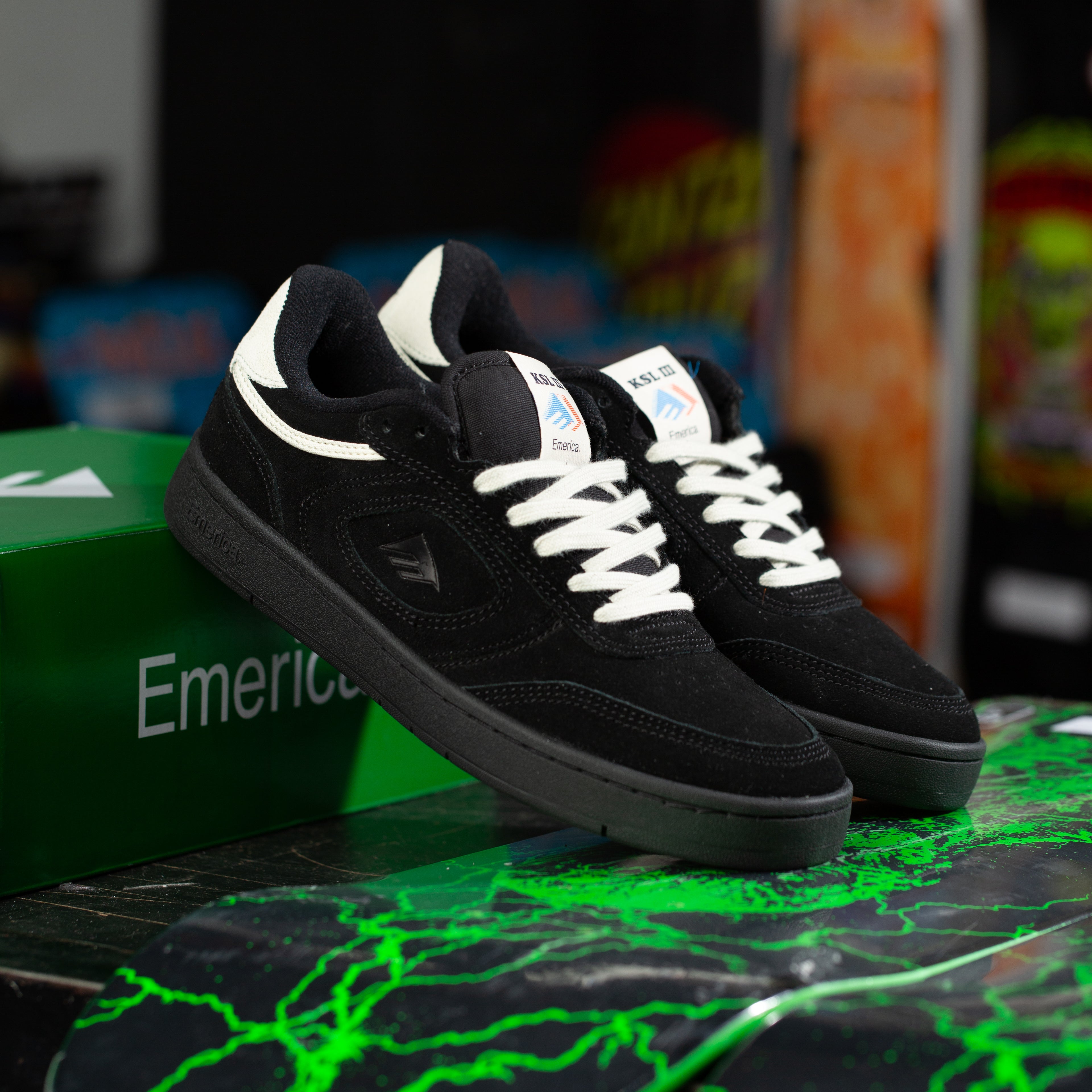 Tenis Emerica KSL III Black Black – Chilango Skate